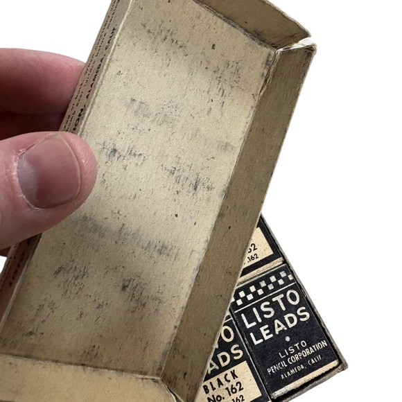 Listo Pencil Corporation | Art | Vintage Htf Listo Marking Leads Black ...